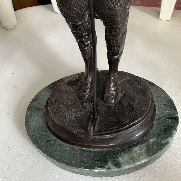 J. Daste | Art | Vintage Jdaste Golfer Bronze Statue | Poshmark